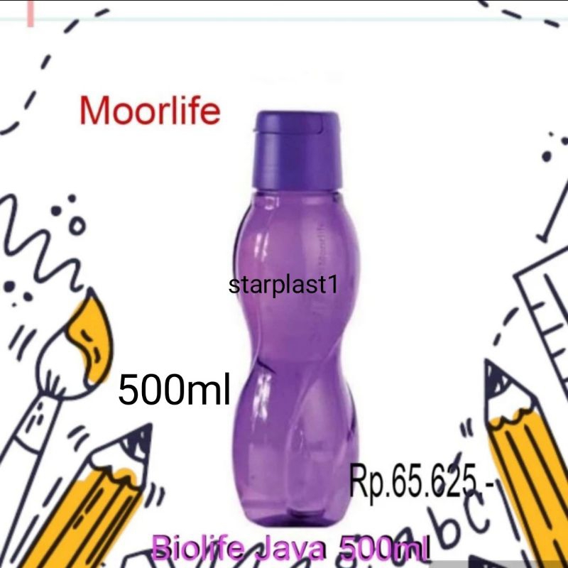 Jual Biolife java 500ml Moorlife botol air minum tahan panas hingga 100 ...