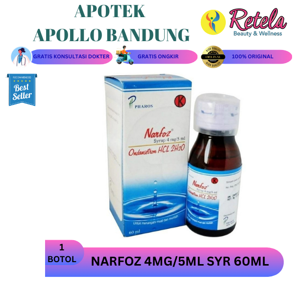 Jual NARFOZ 4MG/5ML SYR 60ML / obat mual | Shopee Indonesia