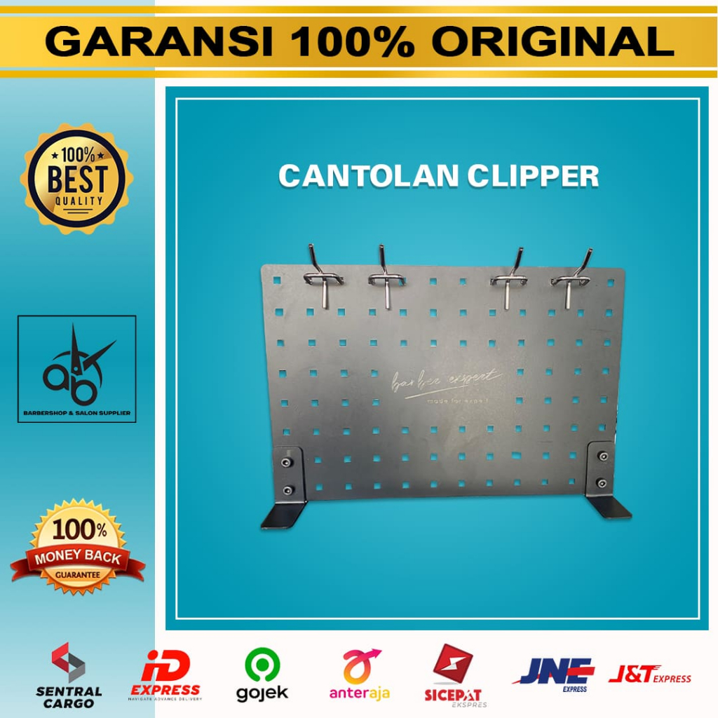 Jual Clipper Hanger Barber Expert Hanging Plat Display Alat Cukur ...
