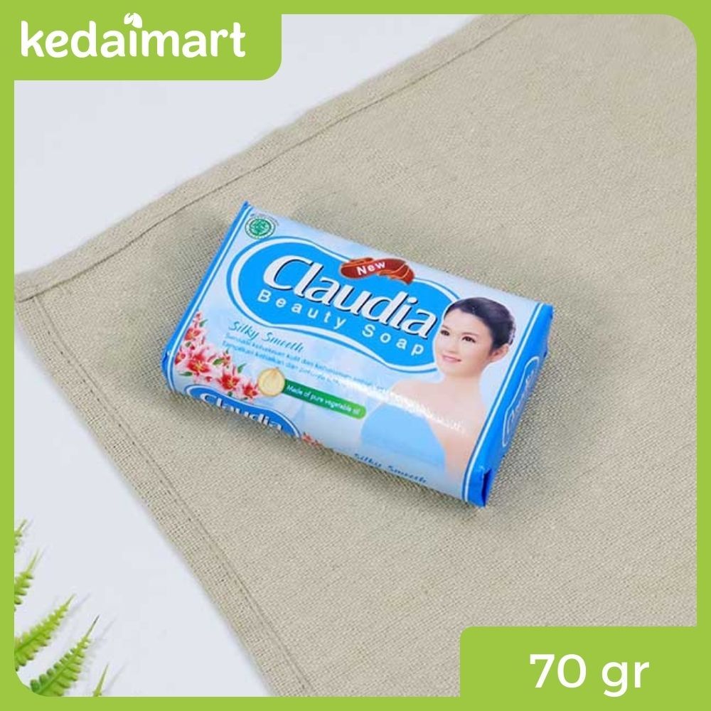 Jual Claudia Sabun Mandi (White) Silky Smooth Bar 60 Gram | Shopee ...