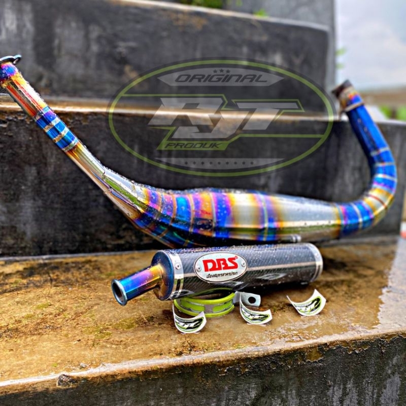 Jual Knalpot Rx King Repsol DBS Thailand Karbon Red Titanium Series 2 ...
