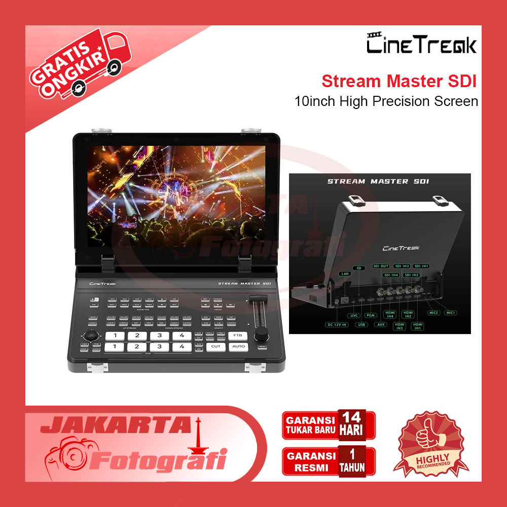 Jual CineTreak Stream Master SDI 10inch High Precision Screen | Shopee ...