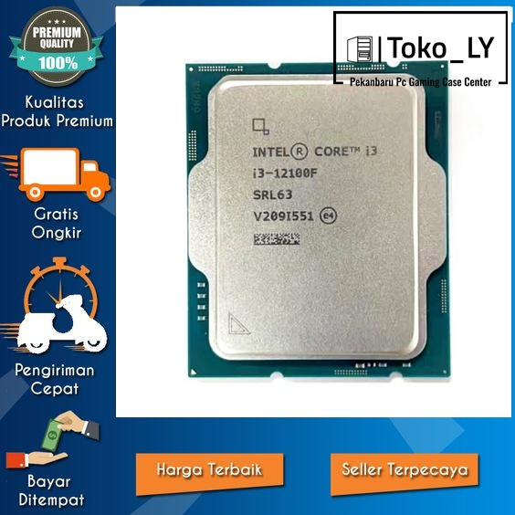 Jual PROCESSOR INTEL CORE I3 12100F 3.30 Ghz TRAY - 1 Tahun | Shopee ...