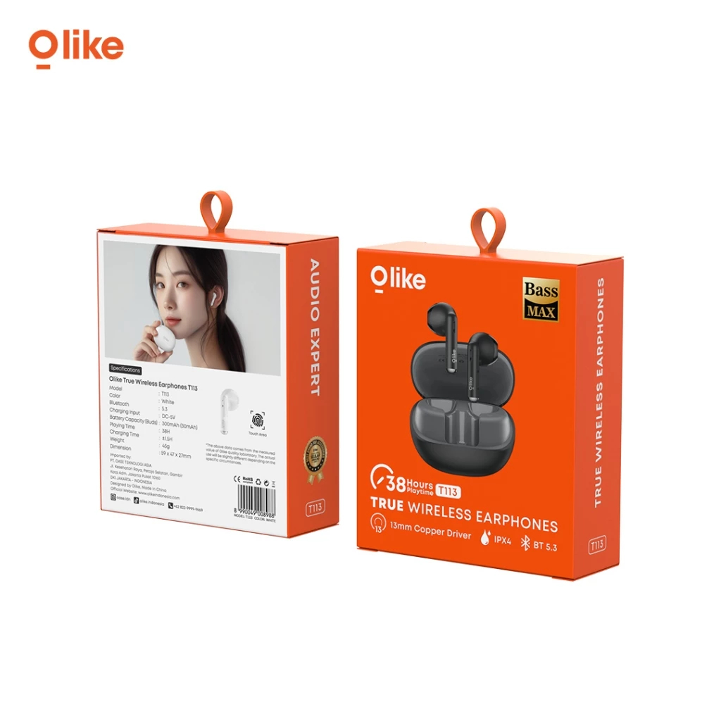 Jual OLIKE TWS T113 38H Playing Time | True Wireless Earphones IPX4 | Headset Bluetooth V5.3 ...