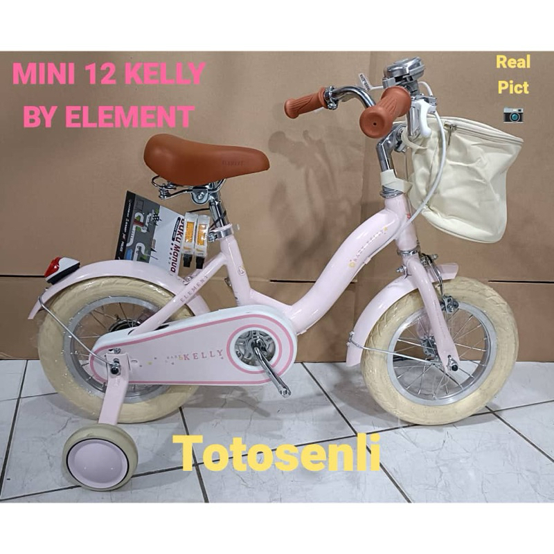 Jual sepeda anak cewek MINI 12 ELEMENT KELLY THISTLE BESI KOKOH ...