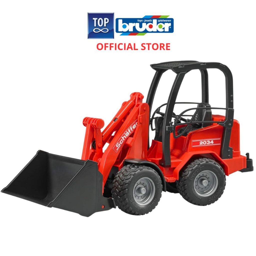 Jual Bruder 2190 Schäffer Compact Loader 263 - Diecast 1: 16 Mainan ...
