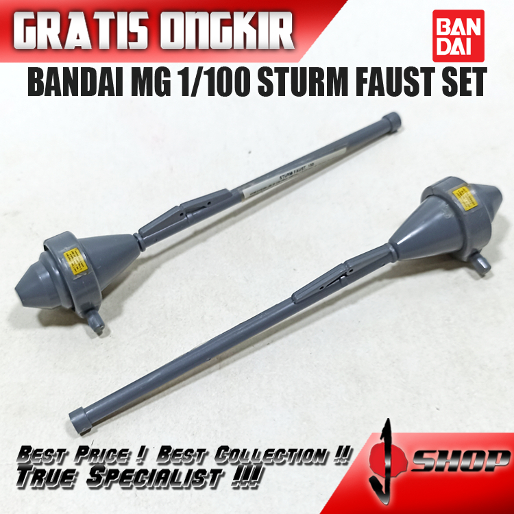 Jual BANDAI MG 1/100 STURM FAUST SET MG1534 | Shopee Indonesia