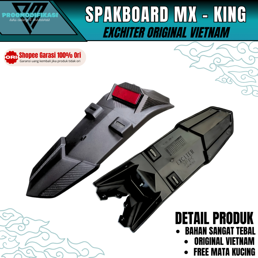 Jual Spakbor MX - King EXCITER Original Vietnam SPAKBOARD BELAKANG MX ...