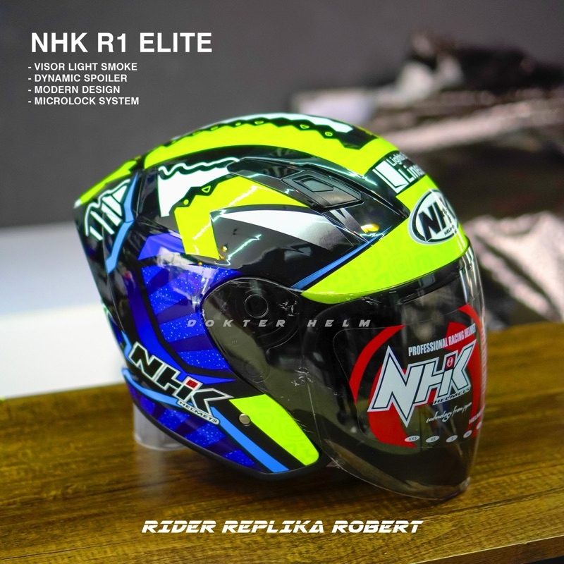 Jual NHK R1 ELITE RIDER REPLIKA ROBERT BLACK ORIGINAL | NHK MOTIF ROBERT BLACK | Shopee Indonesia