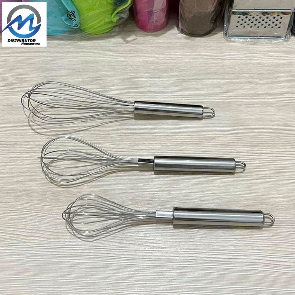 Jual Whisk Stainless Alat Kocokan Telur Stainless/ Kocokan Telur Adonan ...