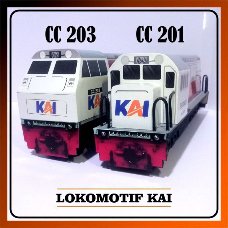 Jual Mainan kereta api KAI lokomotif CC201/CC203 | Shopee Indonesia