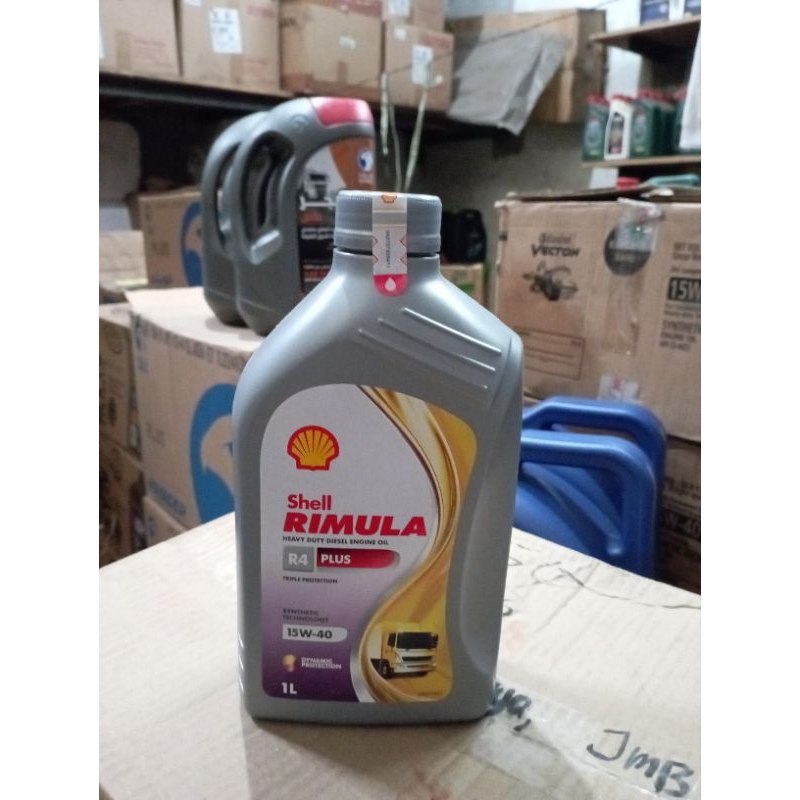 Jual Oli mesin diesel Shell Rimula R4 Plus Heavy Duty SAE 15W-40 - 1 ...