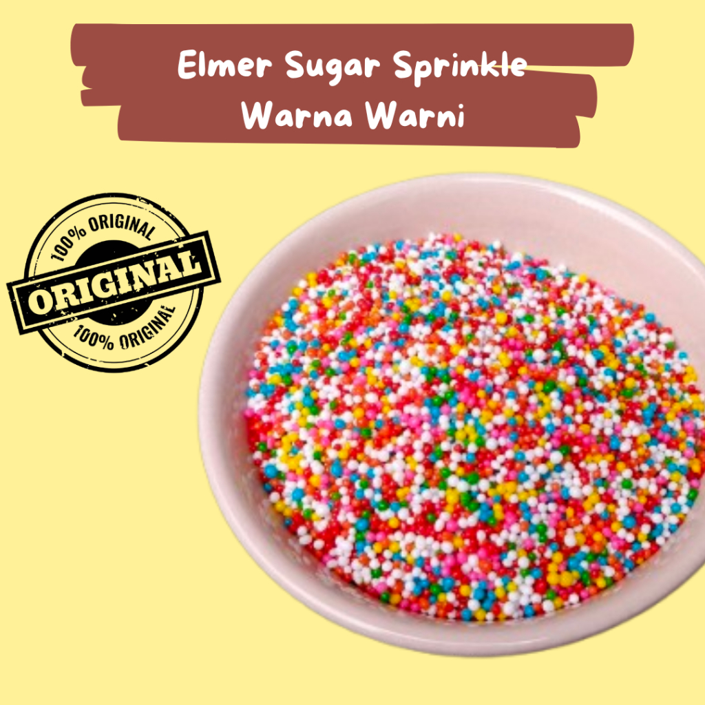 Jual Elmer Sugar Sprinkle Sprinkel Trimit Kue Repack 25 gram 50 gram ...