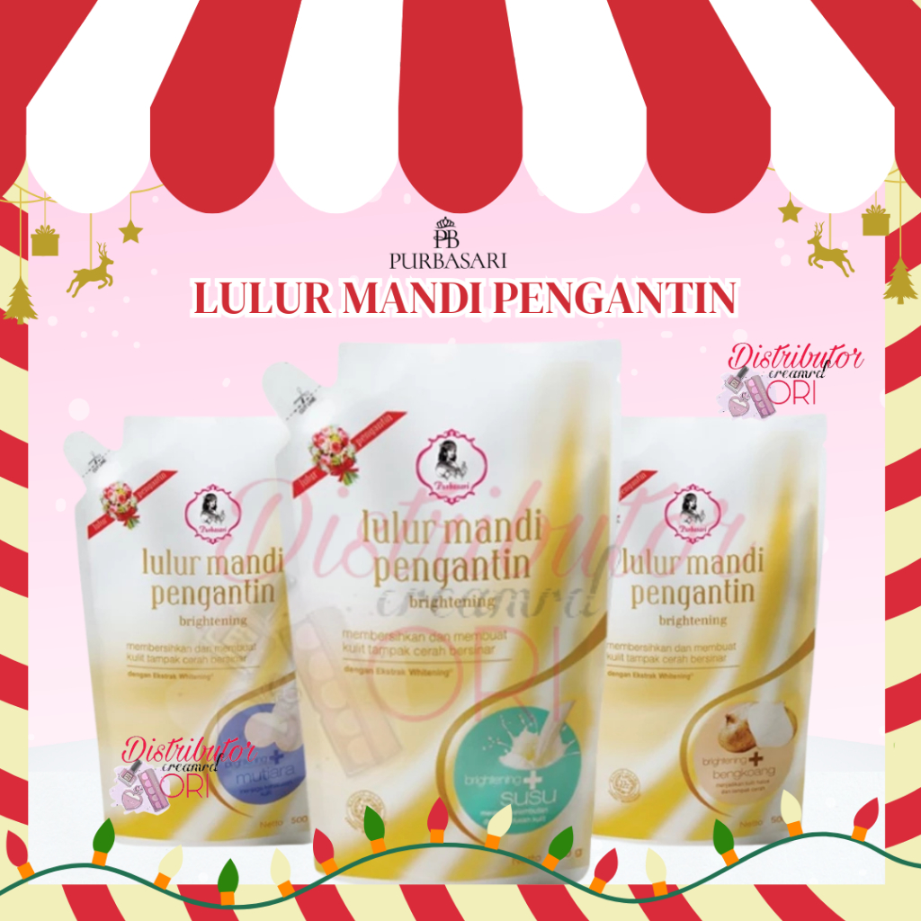 Jual Purbasari Lulur Mandi Pengantin 500gr Brightening With Extract ...