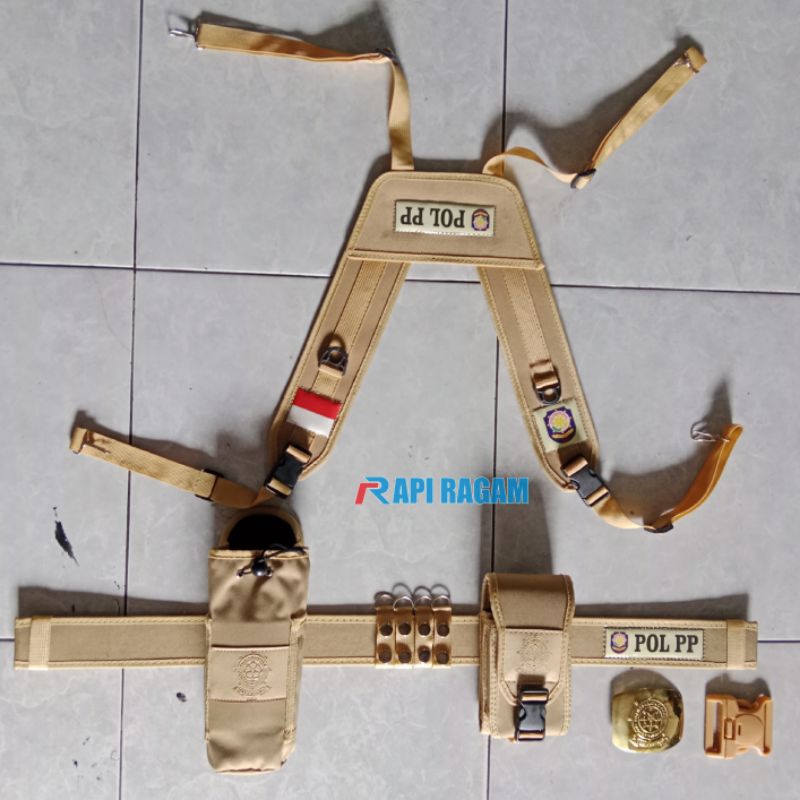 Jual Kopel pol pp lengkap kopel satpol pp | Shopee Indonesia