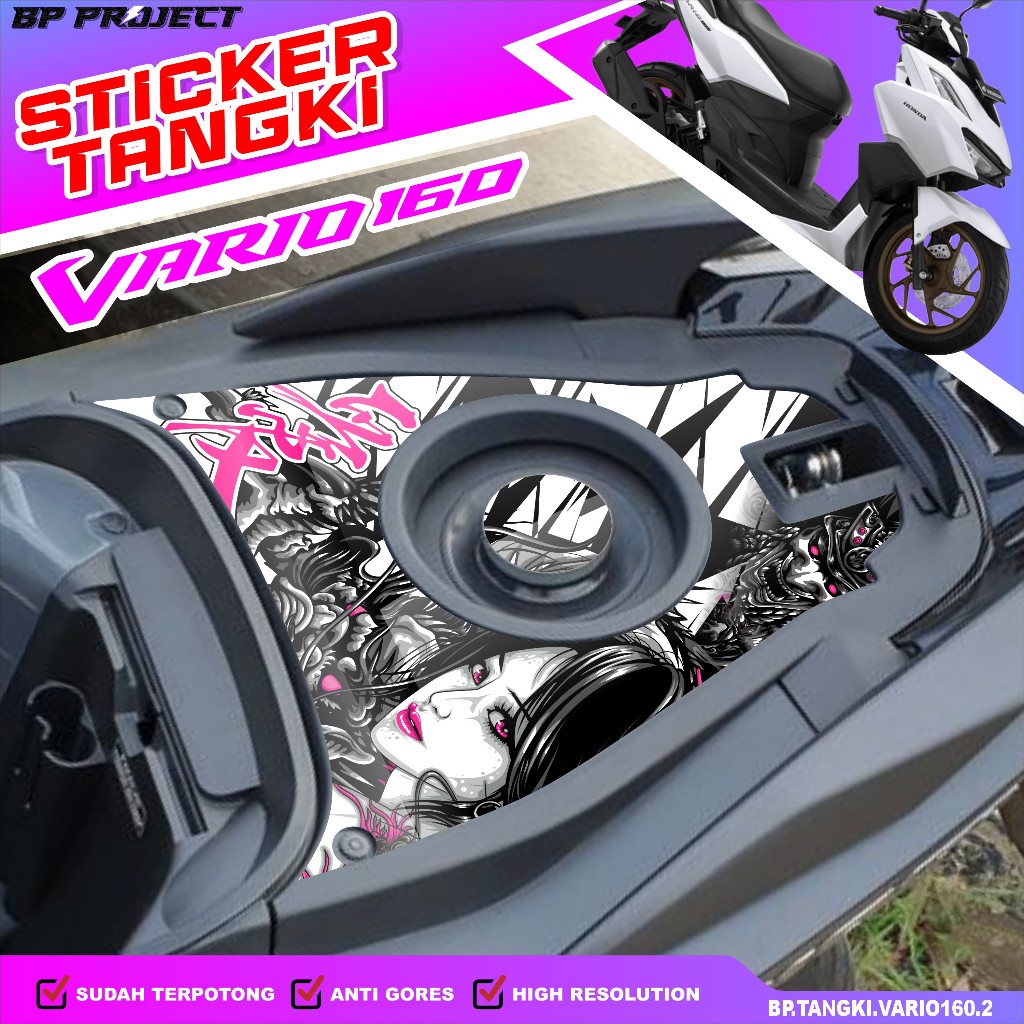 Jual STICKER TANGKI BENSIN VARIO 160 - STICKER VARIASI TANGKI BENSIN ...
