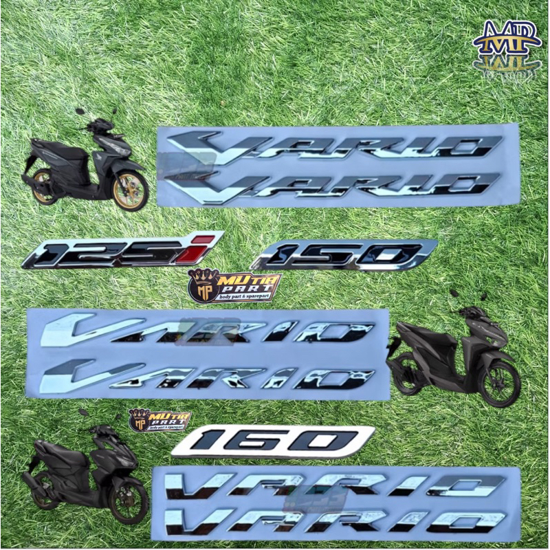 Jual logo sticker emblem body belakang vario 150 led old vario 125 150 ...