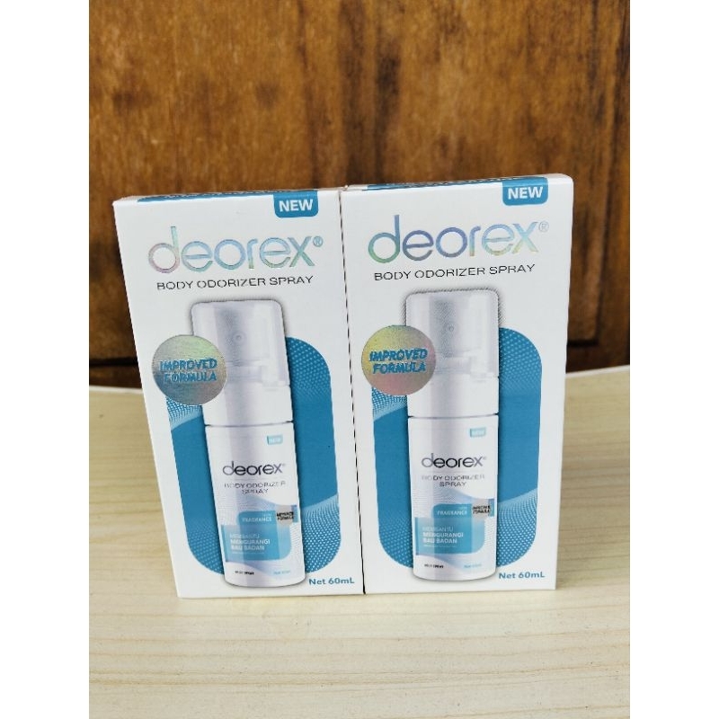 Jual Deorex Body Odorizer spray biru 60ml/ Body spray/Deodorant ...