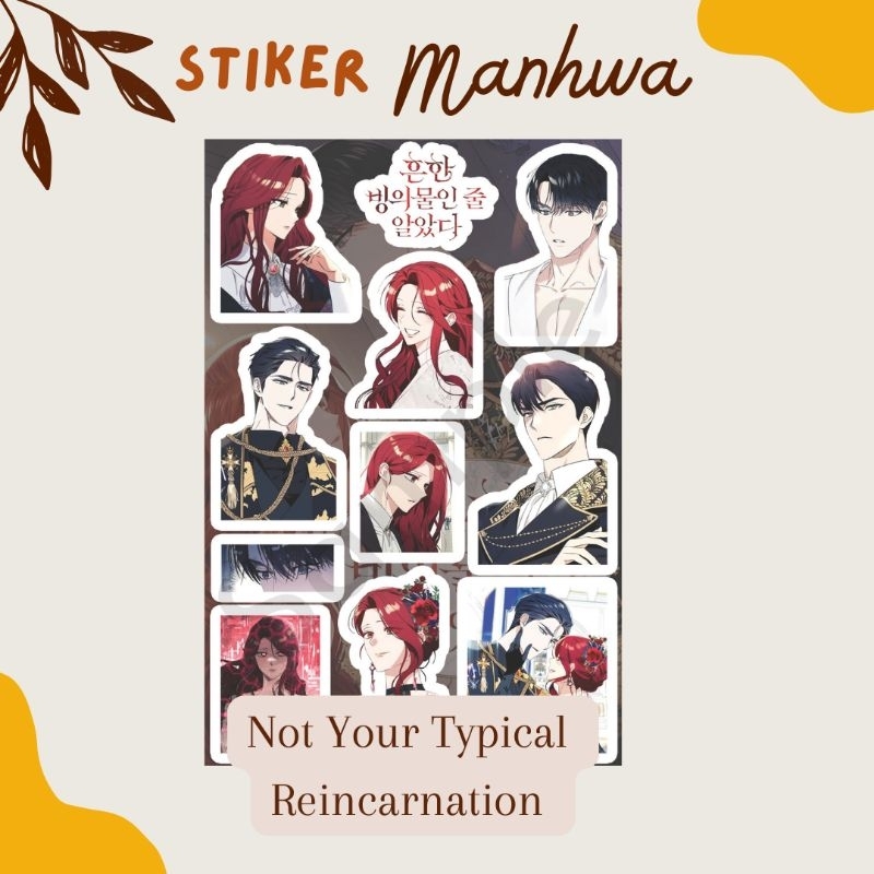 Jual Stiker Manhwa A6 Not Your Typical Reincarnation Edith Rigelfhof ...
