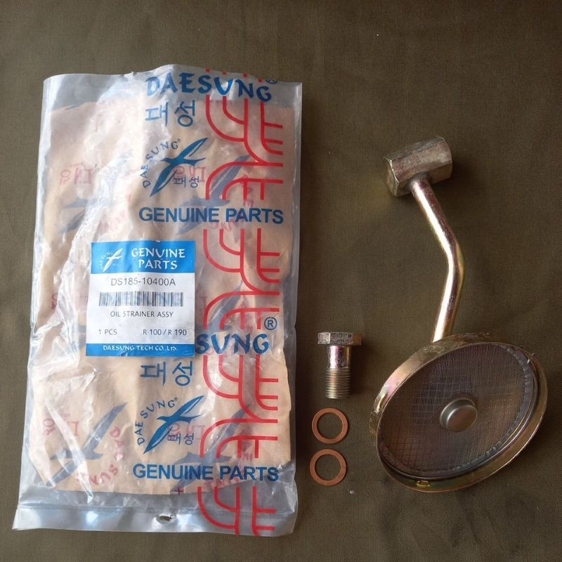 Jual ORIGINAL OIL STRAINER ASSY | DAESUNG R100-R190-10HP UNTUK MESIN ...