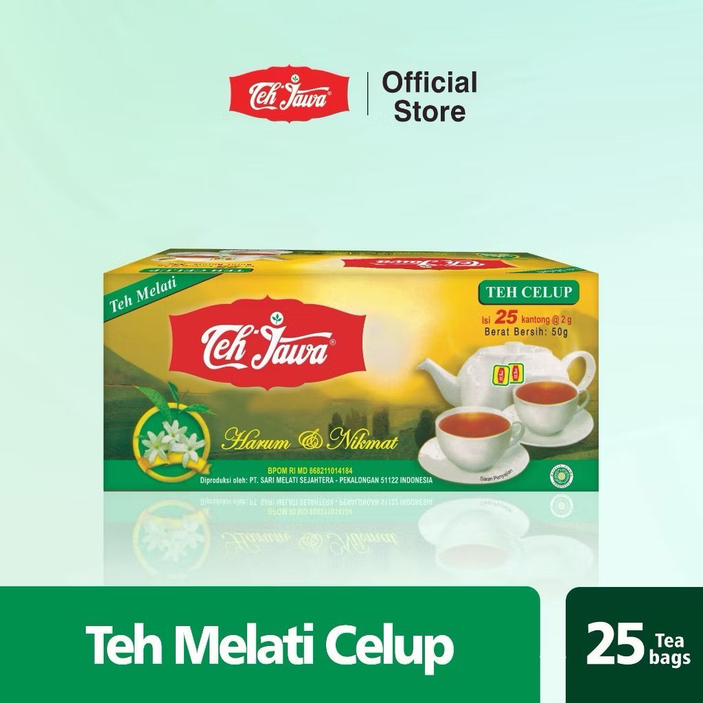 Jual Teh Jawa SBY Jasmine Tea/ Teh Melati Celup isi 25 Pcs | Shopee ...