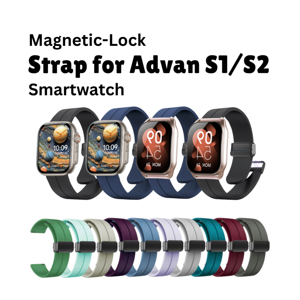 Jual Magnetic Lock Strap for ADVAN Smartwatch S1 S2 Pro SE1 | Shopee ...