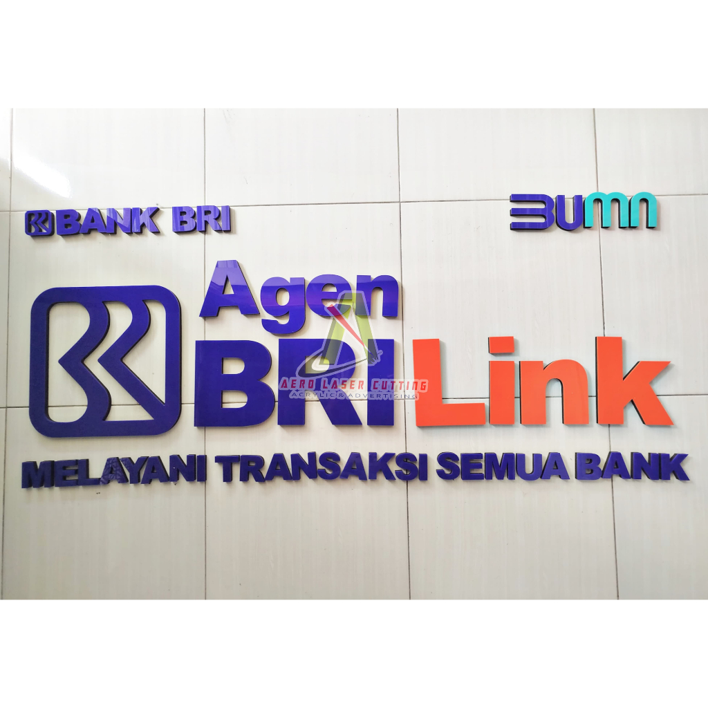 Jual LOGO BRI LINK BUMN MELAYANI TRANSAKSI SEMUA BANK/LOGO BRILINK ...