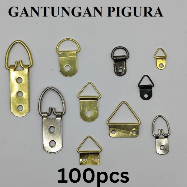 Jual Gantungan pigura frame/gantungan kait bingkai Tanpa Baut-Oval ...