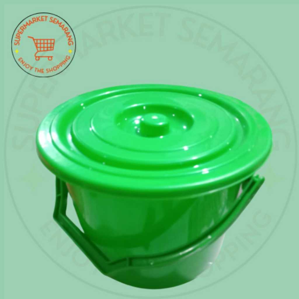 Jual Ember Tutup Plastik 3 Galon Warna / Ember Timba Tutup 3 Gl Warna ...