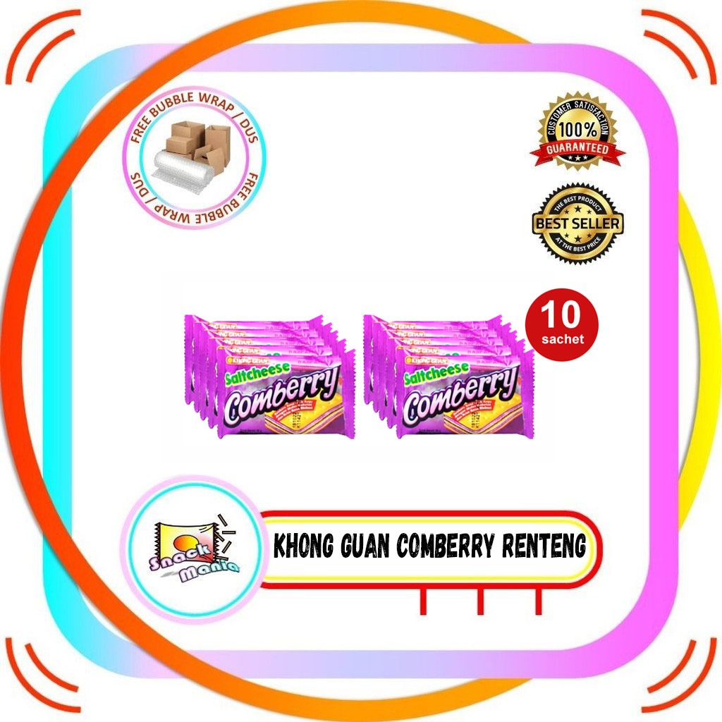 Jual KHONG GUAN Saltcheese Comberry 17 gr x 10 sachet RENCENG | Shopee ...