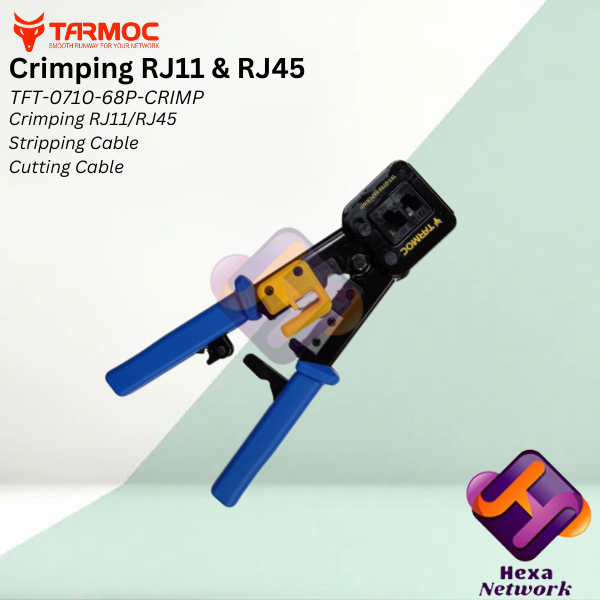 Jual Tarmoc TFT-0710-68P-CRIMP | TANG KRIMPING RJ45 EZ ANTI GAGAL CAT5E ...