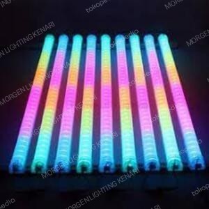 Jual lampu led pelangi RGB rainbow 1 meter neon bar facade 220volt ...