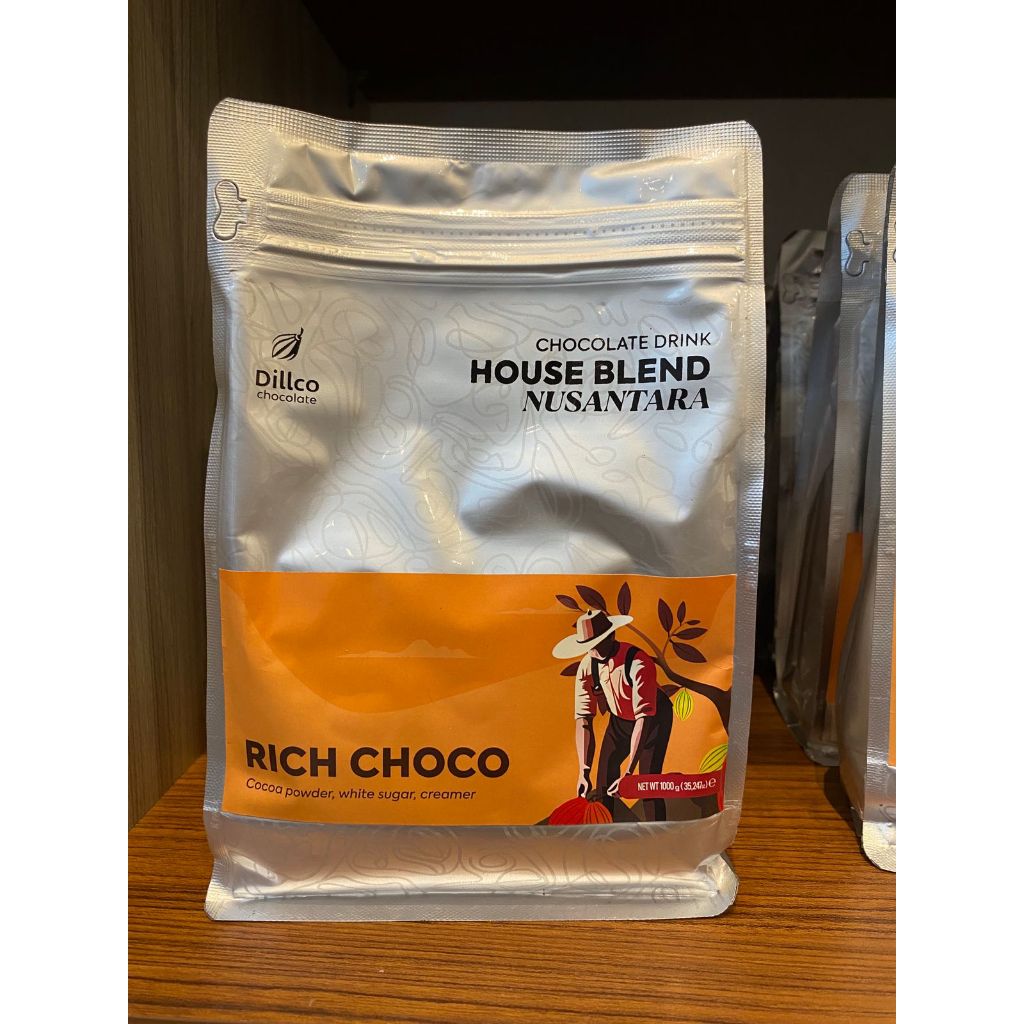 Jual Dilco House Blend Nusantara Chocolate Drink Rich Choco | Shopee ...