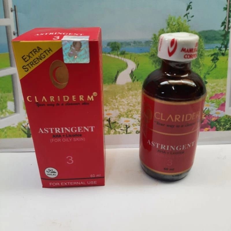 Jual toner clariderm astringent 100%original | Shopee Indonesia