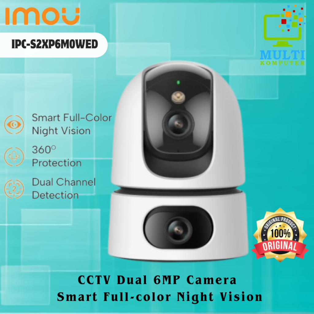 Jual CCTV IMOU Ranger Dual 6MP Camera | Smart Full-color Night Vision ...