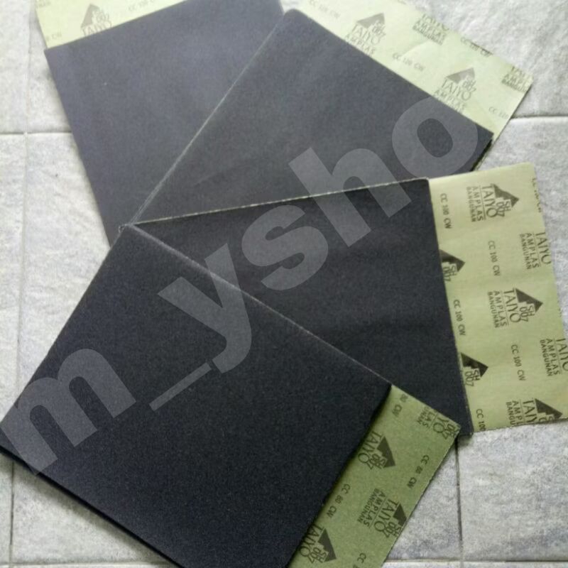 Jual Amplas Lembaran Grit 80 100 120 150 240 400 800 1000 1200 1500 ...