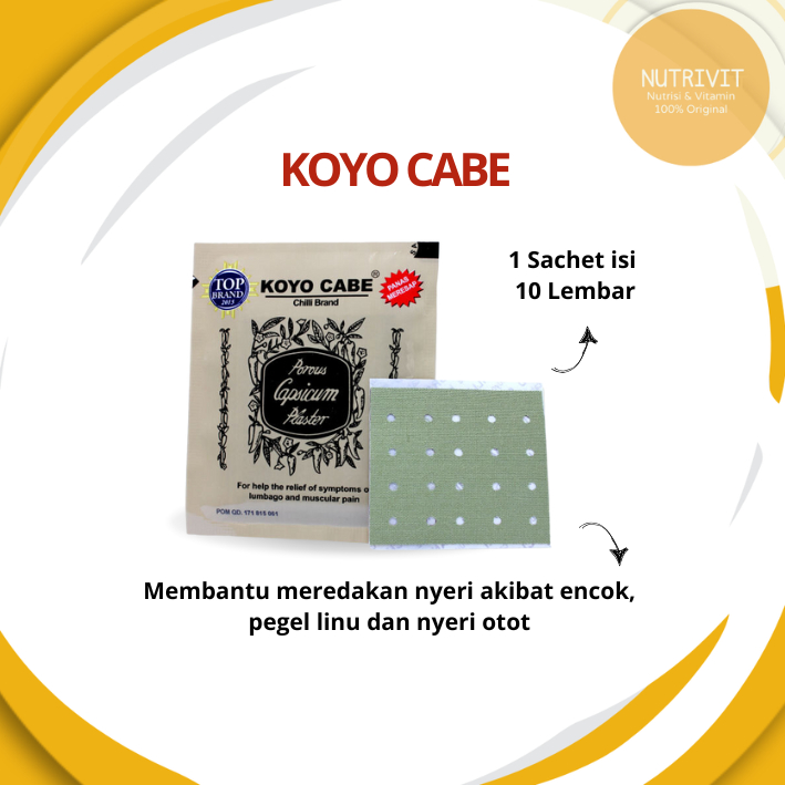 Jual KOYO CABE 1 SACHET (10 lembar) | Shopee Indonesia