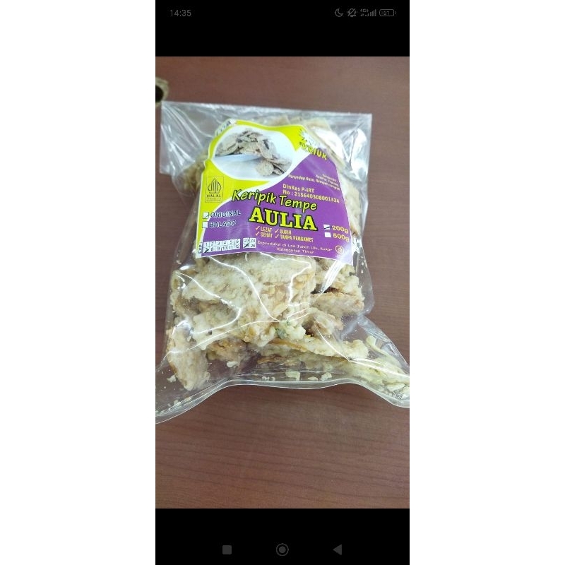 Jual KERIPIK TEMPE KHAS KALIMANTAN TIMUR ORIGINAL 200 GRAM | Shopee ...