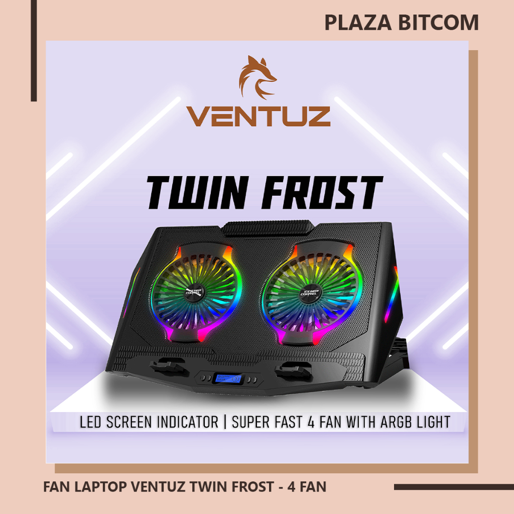 Jual FAN LAPTOP VENTUZ TWIN FROST - ARGB FAN | BITCOM PLAZA | Shopee ...