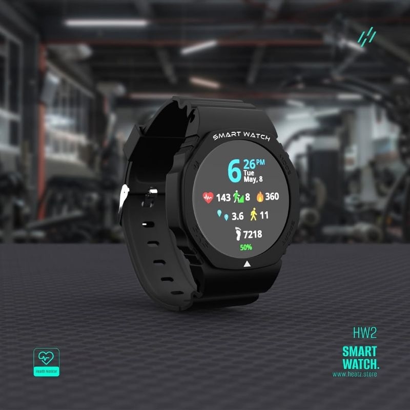 Jual HEATZ SMARTWATCH ADVENTURE COLLECTION MATT BLACK - OXI HW01 ...