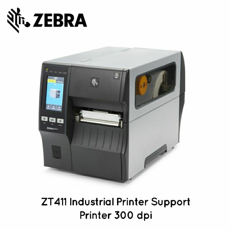 Jual Printer Zebra ZT411 USB Port Resolusi 300 DPI Barcode Label ...