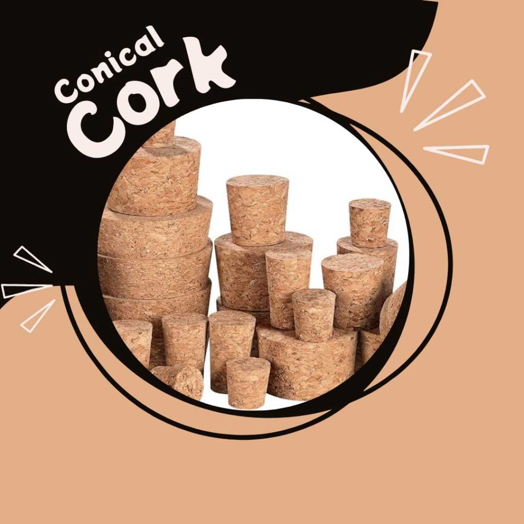 Jual IMATTON Wine CONICAL cork wine stopper tutup botol kaca tutup kayu ...