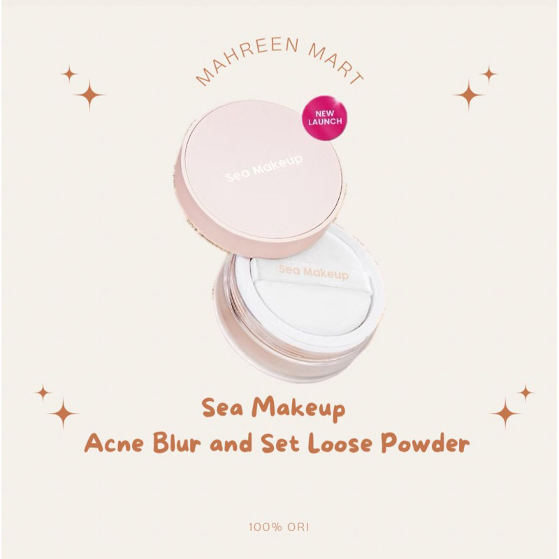 Jual Sea Makeup Acne Blur and Set Loose Powder - Bedak tabur untuk ...