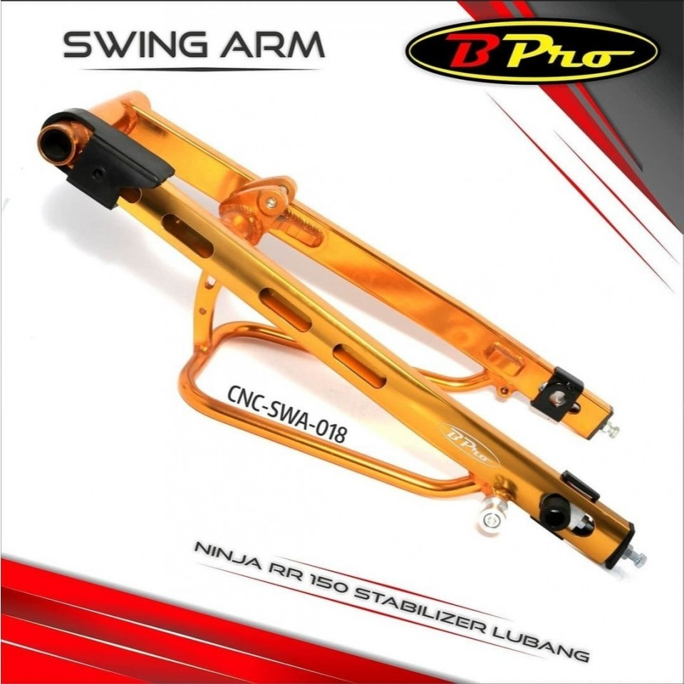 Jual ARM B PRO NINJA RR +STABILISER LUBANG GOLD, SILVER | Shopee Indonesia