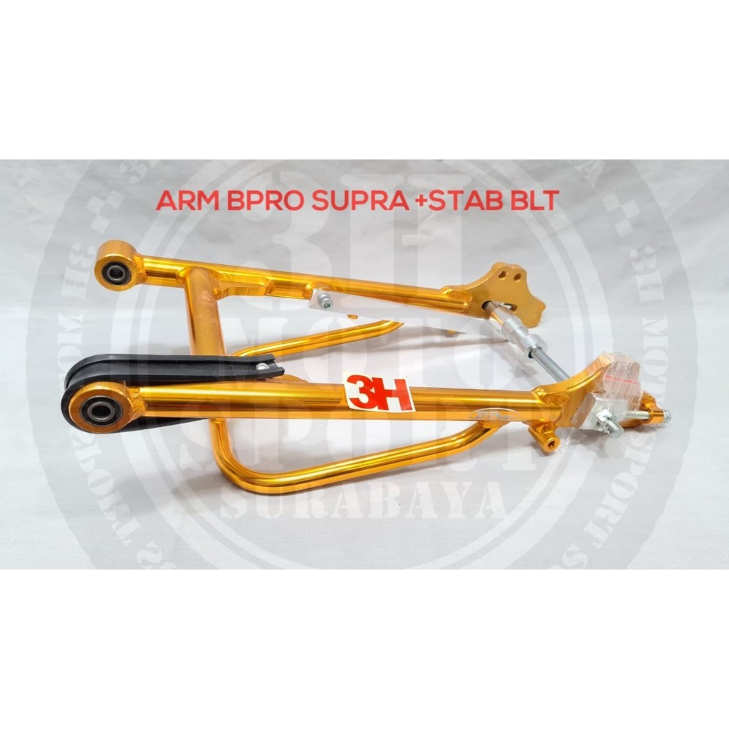 Jual ARM B PRO SUPRA +STABILISER BULAT GOLD | Shopee Indonesia