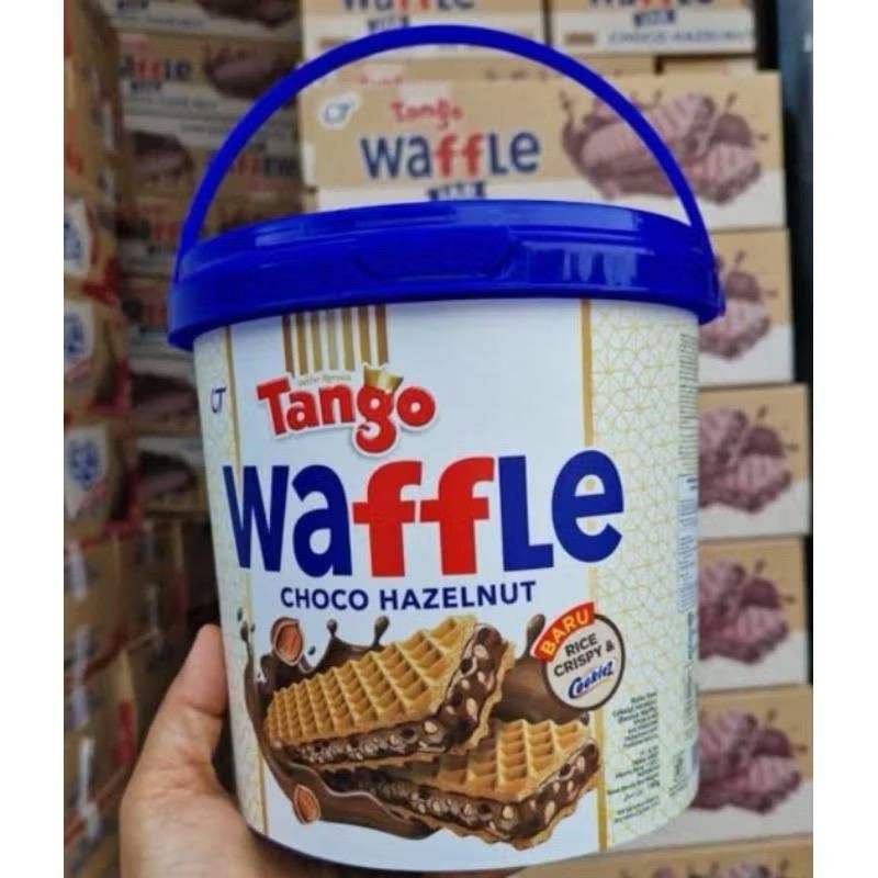 Jual TANGO WAFFLE CHOCO HAZELNUT KEMASAN TIMBA | Shopee Indonesia