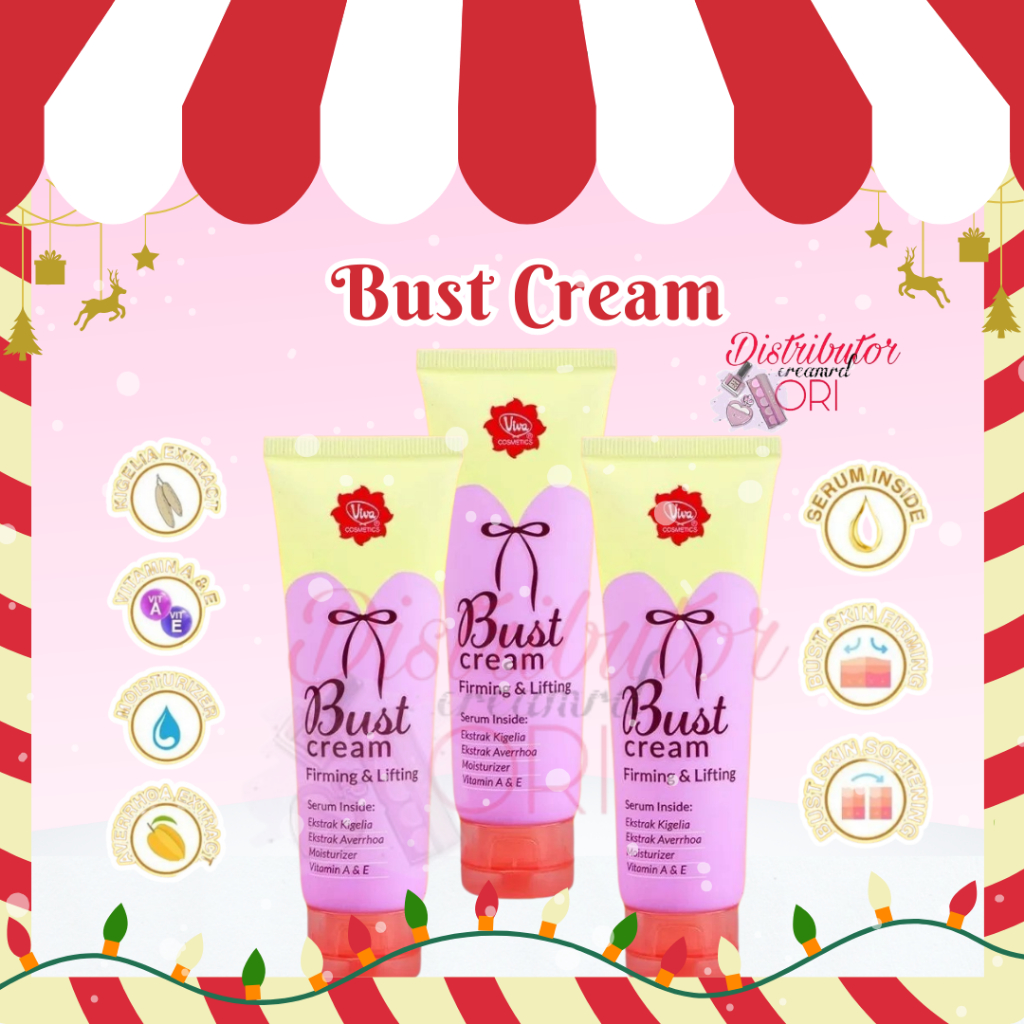 Jual Viva Queen Bust Cream with Moisturizer, Extract Averrhoa & Kigelia ...