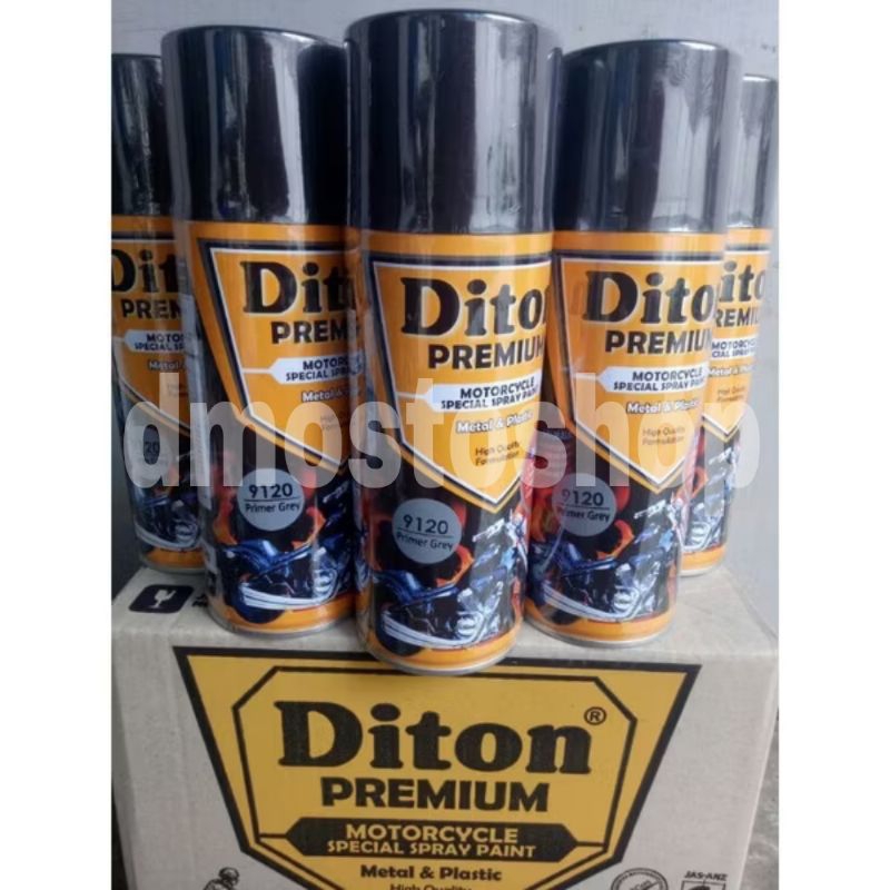 Jual Pilok Pilox Diton Premium Primer Grey 9120 400cc diton cat dasar ...