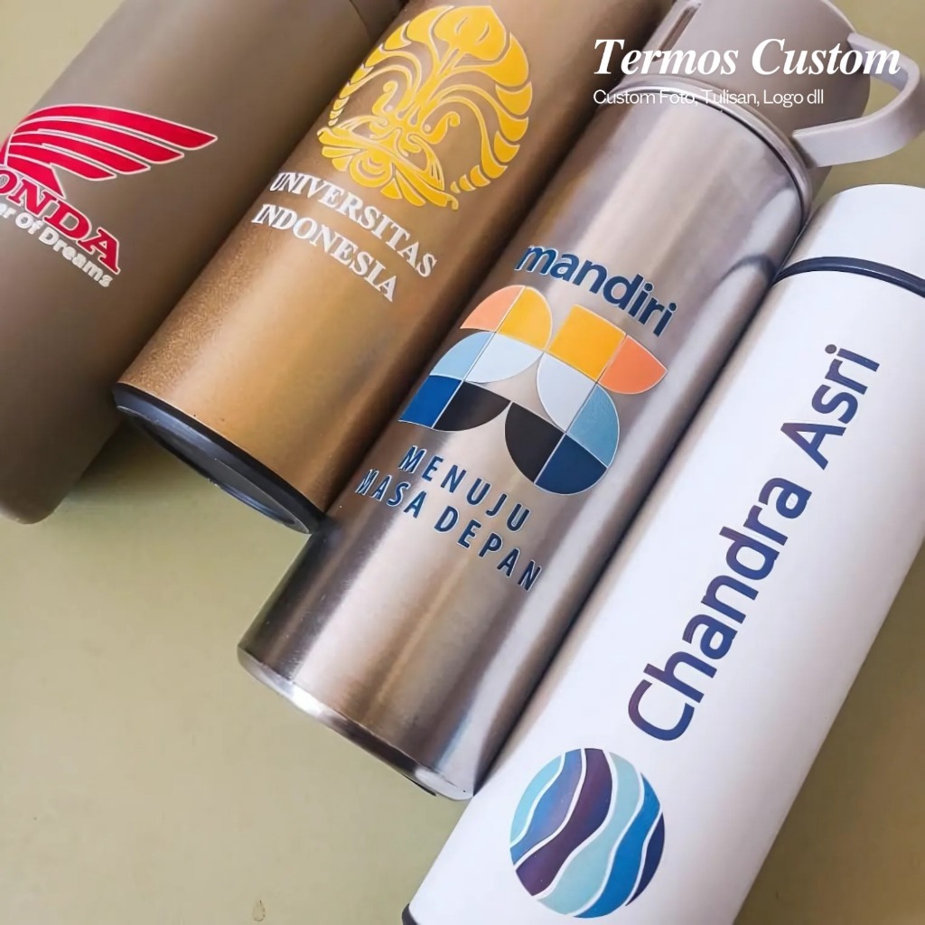 Jual TERMOS CUSTOM UV PRINTING PREMIUM ( PRE ORDER 1-2 HARI ) CUSTOM ...