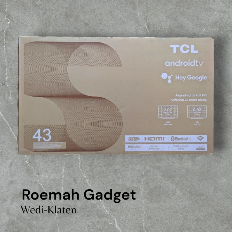 Jual TCL android tv 43inch 43A9 New Garansi Resmi | Shopee Indonesia